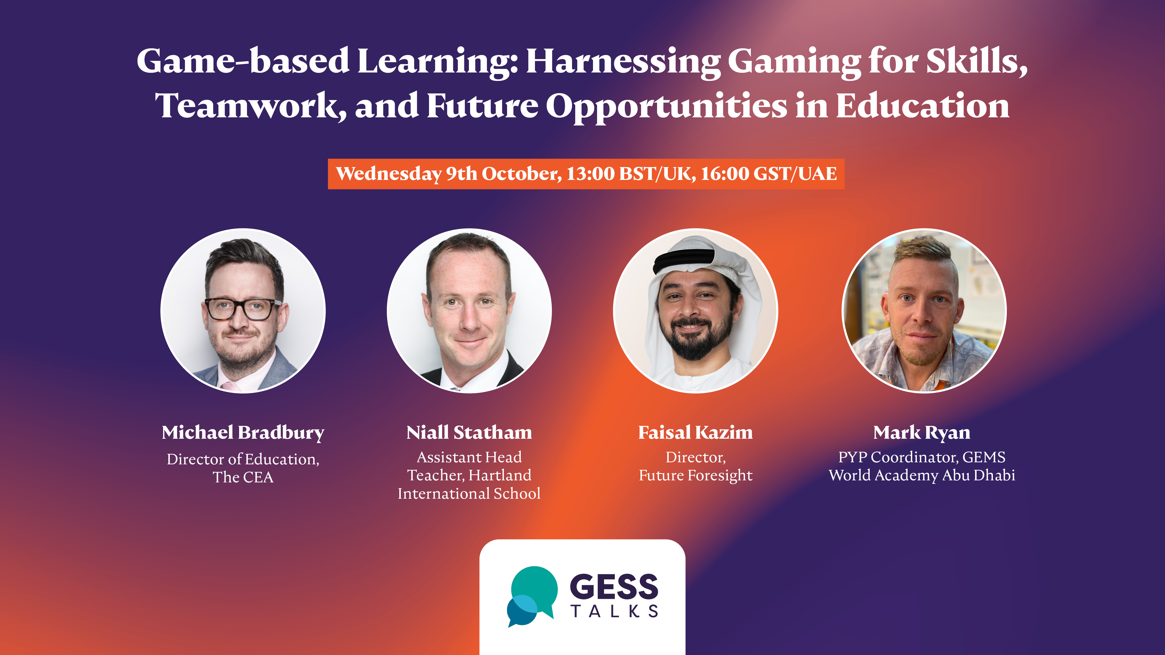 GESS Talks Webinar 31 - Game-based Learning: Harnessing Gaming for ...